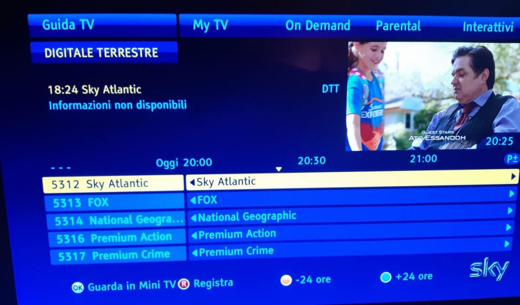 Sky via Fibra, canali e contenuti Premium disponibili con funzioni ...