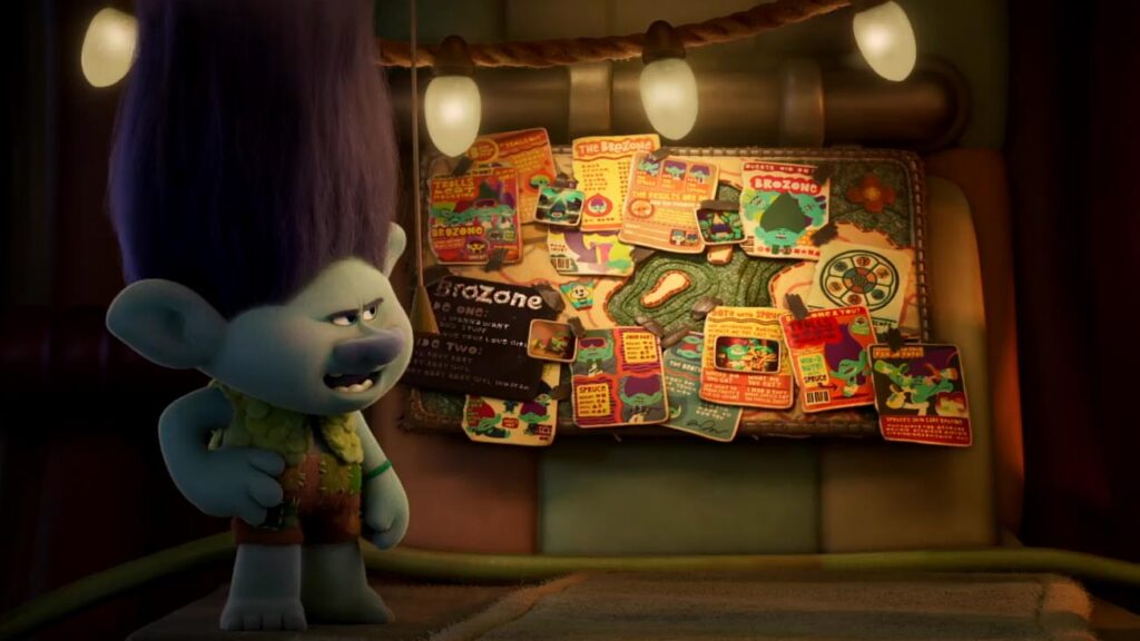 Branch mostra a Poppy e John Dory il suo tabellone degli indizi, Clip ...